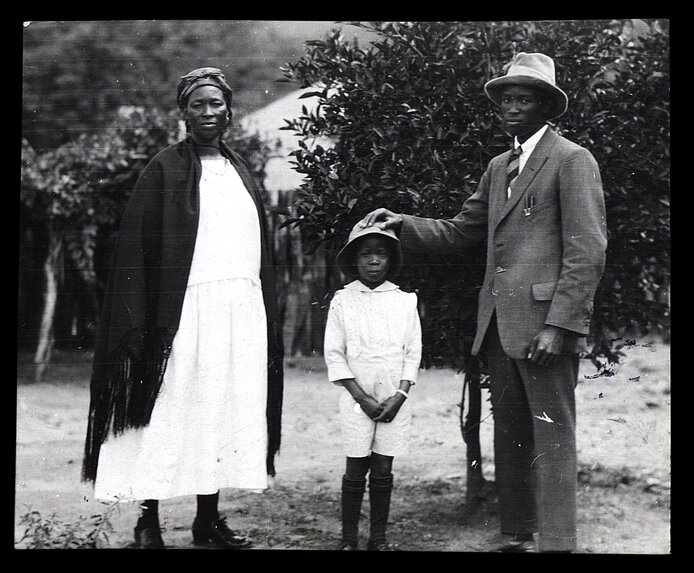 “Tshekedi [Khama] with the Small Chief for Whom He Acts as Regent ...