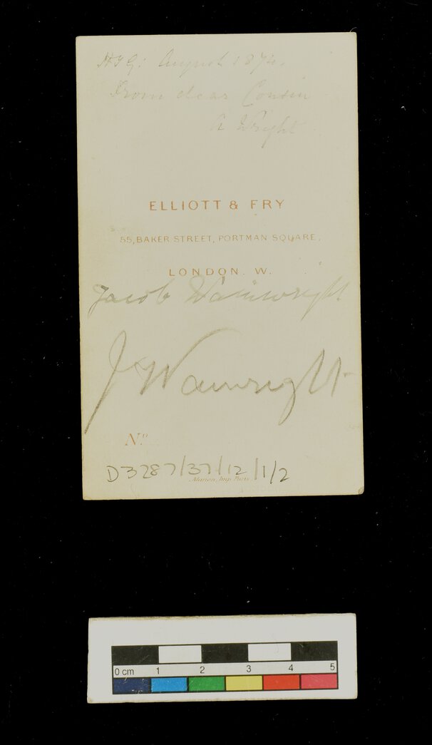 Carte de Visit, Portrait of Jacob Wainwright | One More Voice